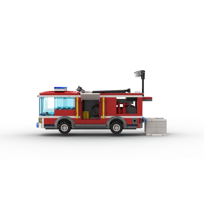 LEGO MOC 60002 based Fire Truck / Water Tender by SimComNet ...