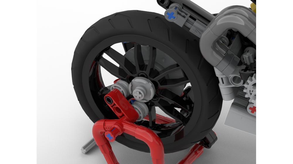 LEGO MOC Better Panigale stand made of the same parts (42107) by 2in1 ...