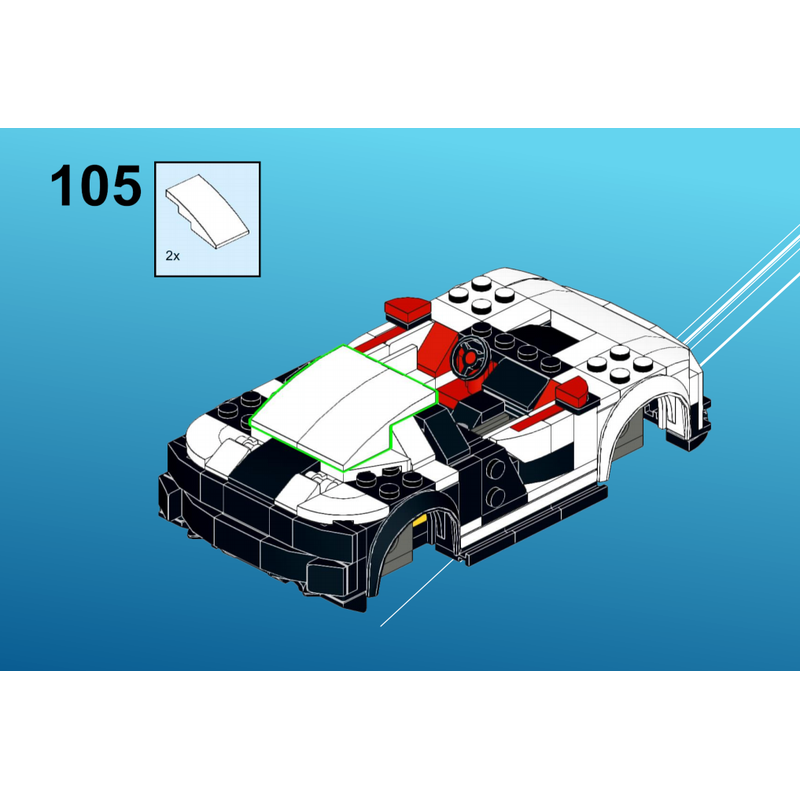 LEGO MOC Audi R8 LMS Ultra in 8 Stud Wide Style by klara_mocs ...