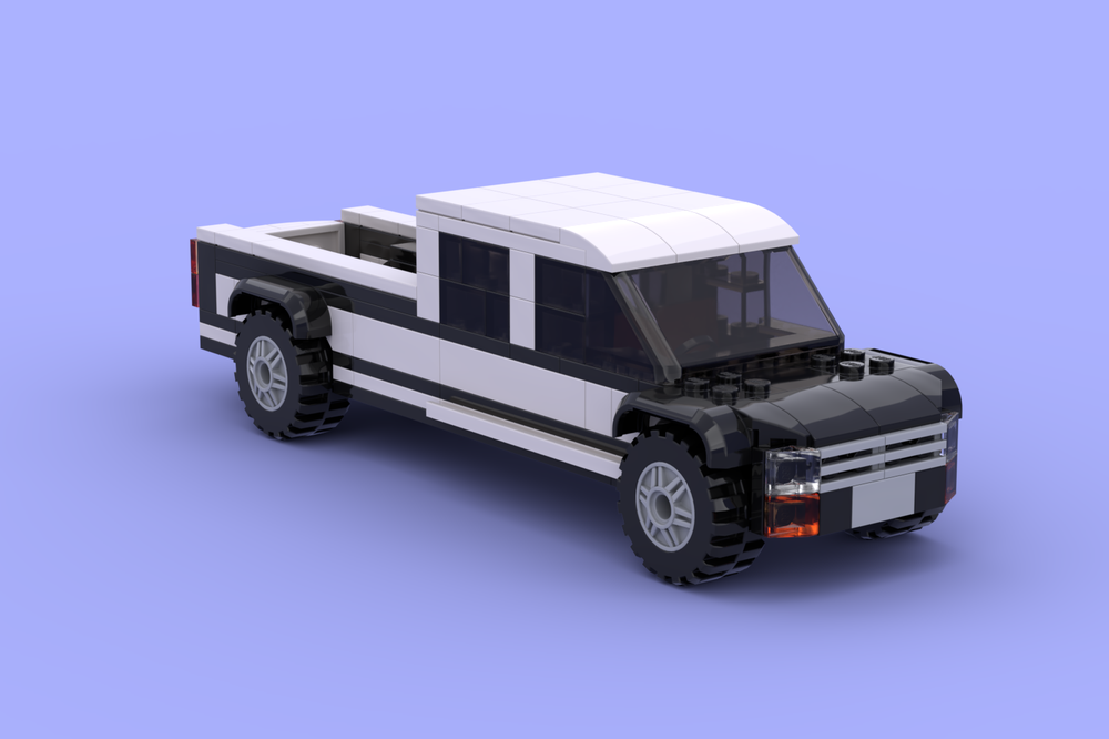 Lego Moc Long Ute By Absolutelegobuilds Rebrickable Build With Lego