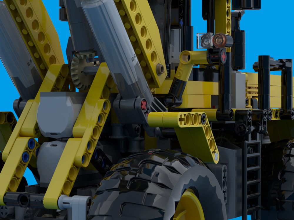 LEGO MOC LEGO Technic 8265 Front Loader Fully Motorized IR Control by ...