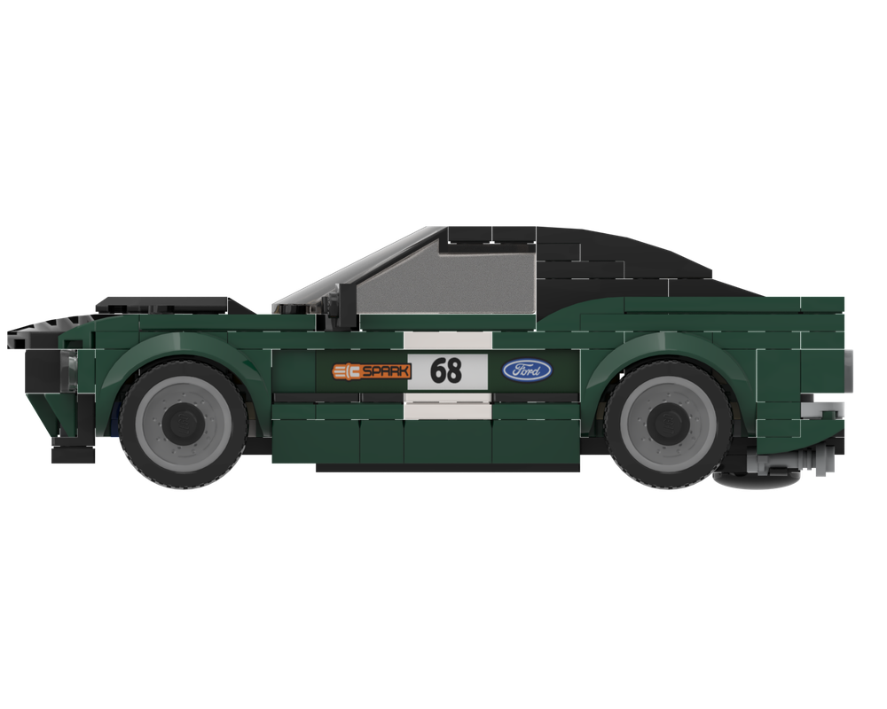 LEGO MOC 75884 1968 Ford Mustang Fastback 8 wide by Schwimpy ...