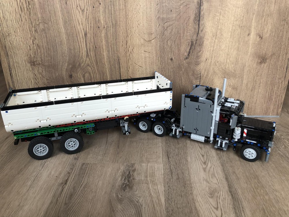 Lego Moc 2020 Tipper Trailer By Donhertog Rebrickable Build With Lego