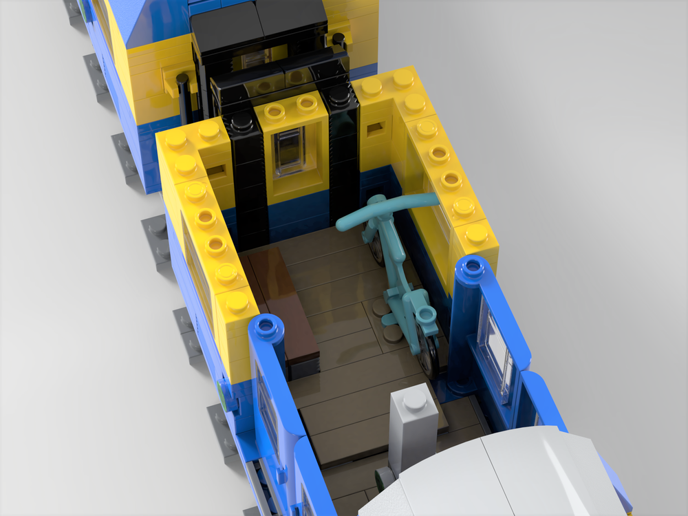 LEGO MOC Double Deck Train Car (version 1) by langemat | Rebrickable ...