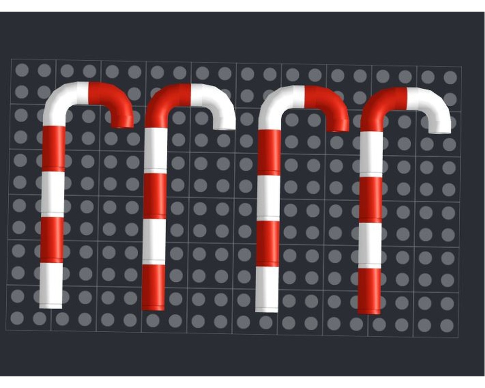 LEGO MOC Candy Cane by Kieran_Staniford_2004 | Rebrickable - Build with ...