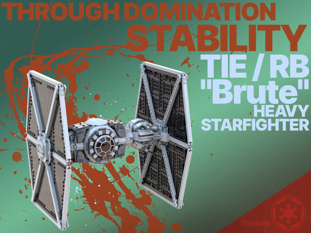LEGO MOC TIE / RB "Brute" Heavy Starfighter by thomin | Rebrickable ...