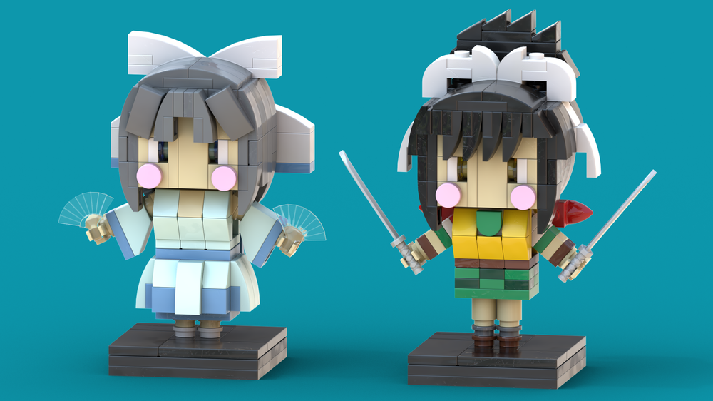 LEGO MOC Yumi and Asuka by BrickHugger171 | Rebrickable - Build with LEGO