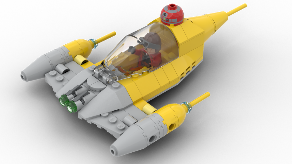 LEGO MOC Chibi Naboo N-1 Starfighter by RocketChair | Rebrickable ...