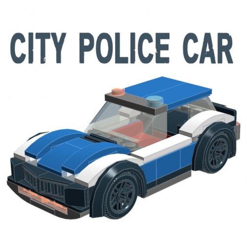 LEGO MOC city police car by Keep On Bricking | Rebrickable - Build with ...