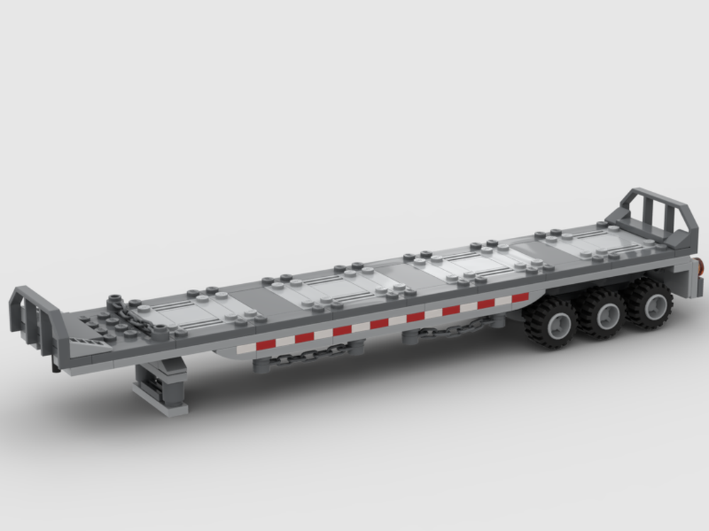 LEGO MOC Truck & Flatbed Trailer by HaulingBricks | Rebrickable - Build ...