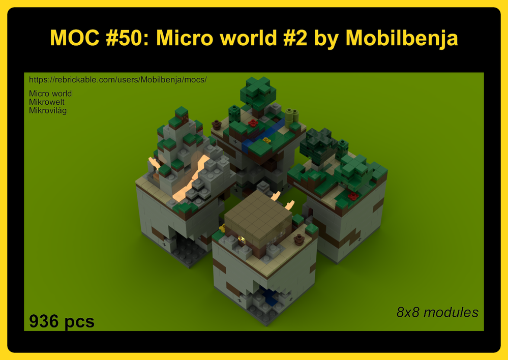 LEGO MOC Micro world #2: 8x8 modules by Mobilox Studios | Rebrickable ...