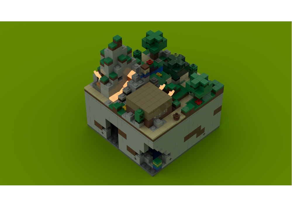 LEGO MOC Micro world #2: 8x8 modules by Mobilox Studios | Rebrickable ...