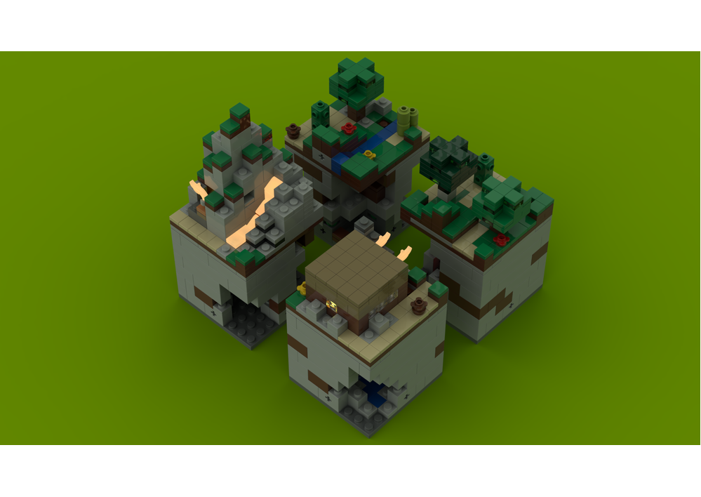 LEGO MOC Micro world #2: 8x8 modules by Mobilox Studios | Rebrickable ...