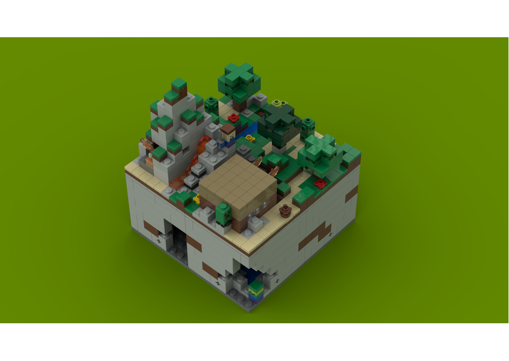 LEGO MOC Micro world #2: 8x8 modules by Mobilox Studios | Rebrickable ...