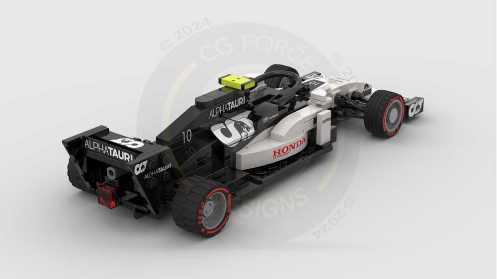 LEGO MOC F1 Alpha Tauri AT01 by CGForceDesigns | Rebrickable - Build ...