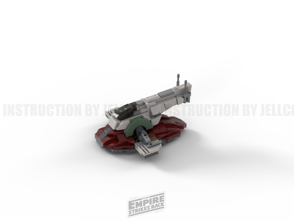 LEGO MOC Mini Size Slave-One in the EP5, mandalorian V1.1 by jellco ...
