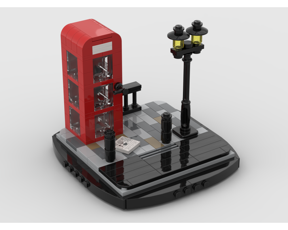LEGO MOC Mini London street by gabizon | Rebrickable - Build with LEGO