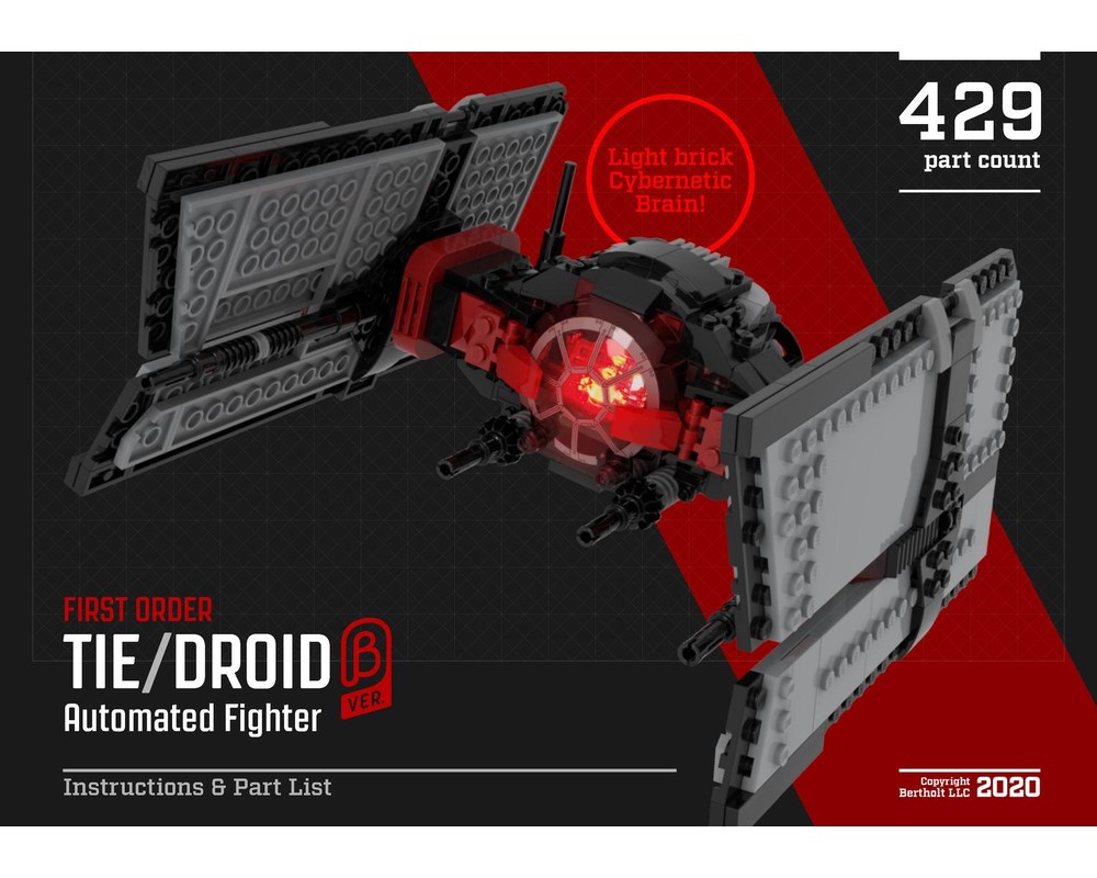 LEGO MOC First Order TIE/Droid Automated Fighter by bertholt ...