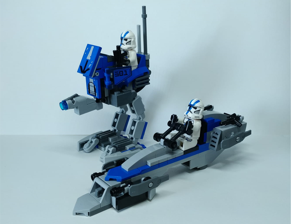 LEGO MOC 75280 501st scaled down by crbricks | Rebrickable - Build with ...