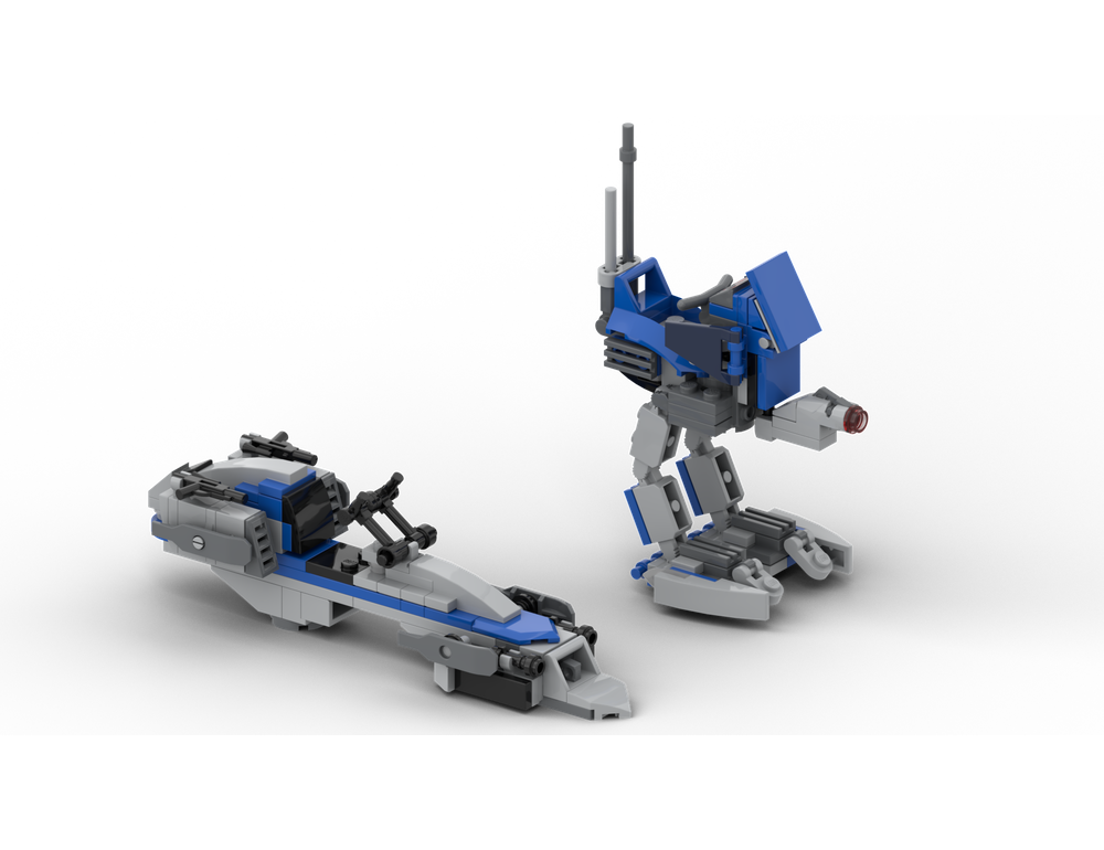 LEGO MOC 75280 501st scaled down by crbricks | Rebrickable - Build with ...