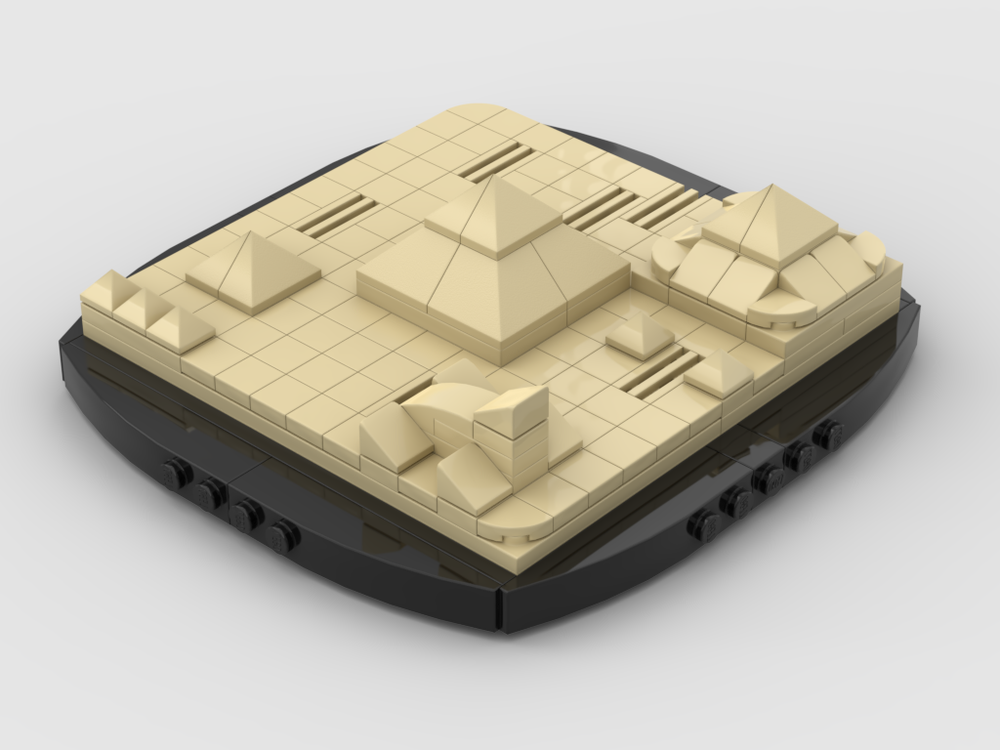 Lego Moc Mini Giza Plateau By Gabizon Rebrickable Build With Lego