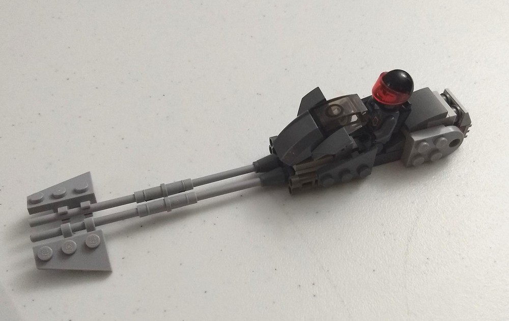 Lego Moc Speeder Bike By Plutonian1 Rebrickable Build With Lego