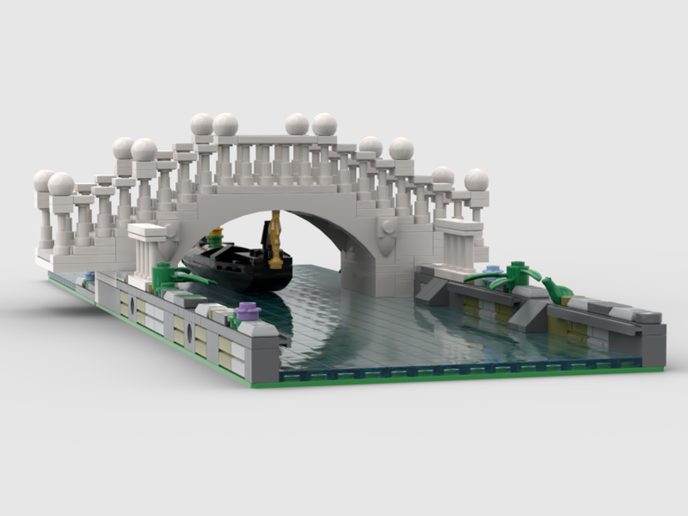 LEGO MOC Venetian Canal Between Palaces by Cvanhulle | Rebrickable ...