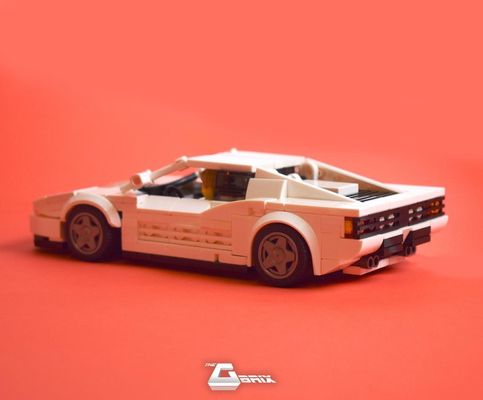 LEGO MOC Ferrari Testarossa - White and Red by thegbrix | Rebrickable ...