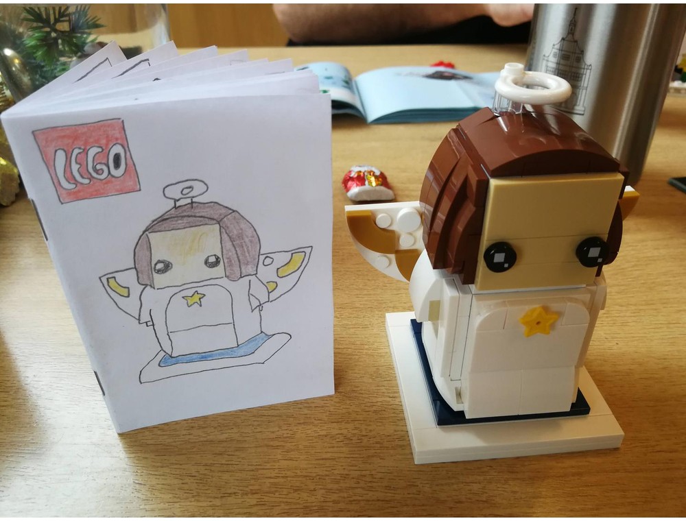 LEGO MOC Angel Brickheadz by Kubaccino | Rebrickable - Build with LEGO