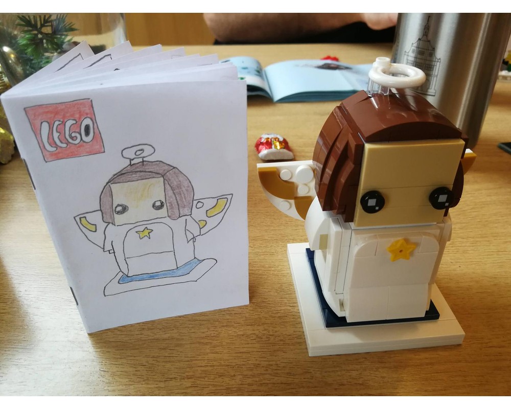 LEGO MOC Angel Brickheadz by Kubaccino | Rebrickable - Build with LEGO