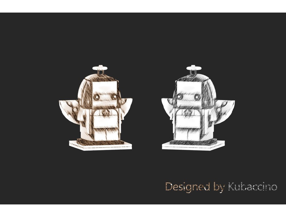 LEGO MOC Angel Brickheadz by Kubaccino | Rebrickable - Build with LEGO