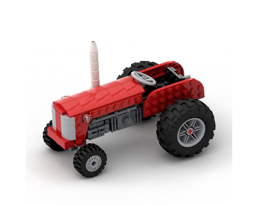 LEGO MOC Old School Tractor by Ben_Stephenson | Rebrickable - Build ...