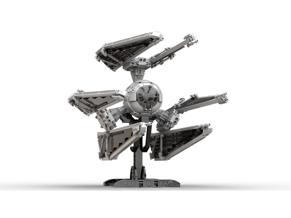 LEGO MOC TIE / D Defender - Long by thomin | Rebrickable - Build with LEGO