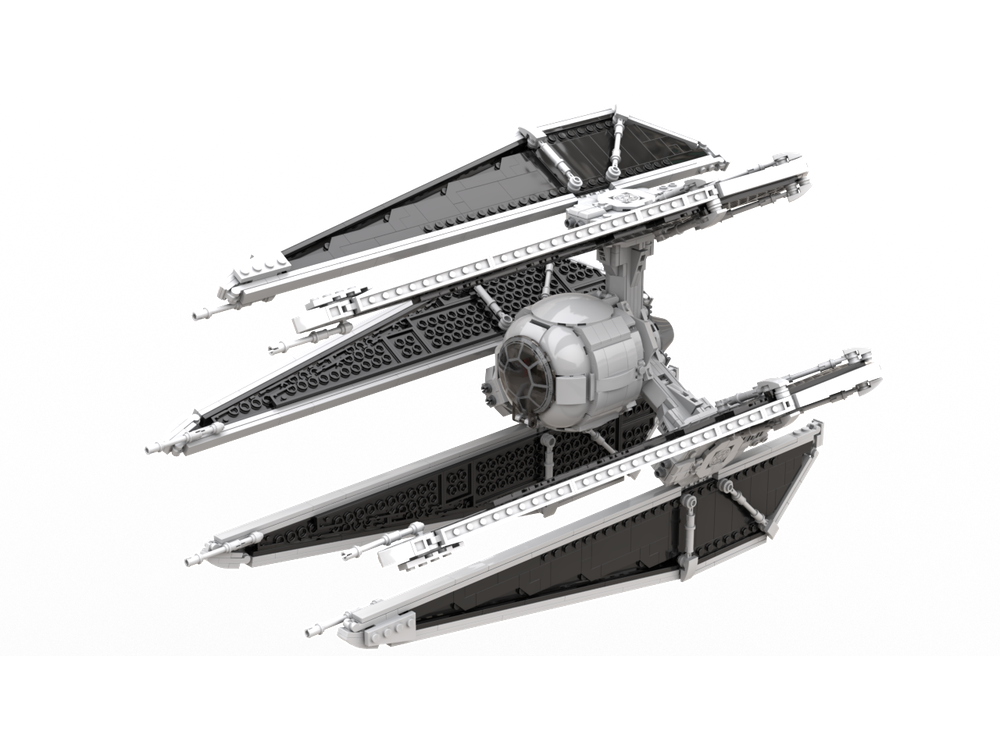 LEGO MOC TIE / D Defender - Long by thomin | Rebrickable - Build with LEGO