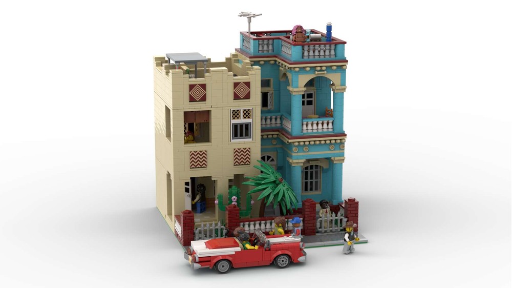 LEGO MOC-60270 Havana House by SugarBricks | Rebrickable - Build with LEGO