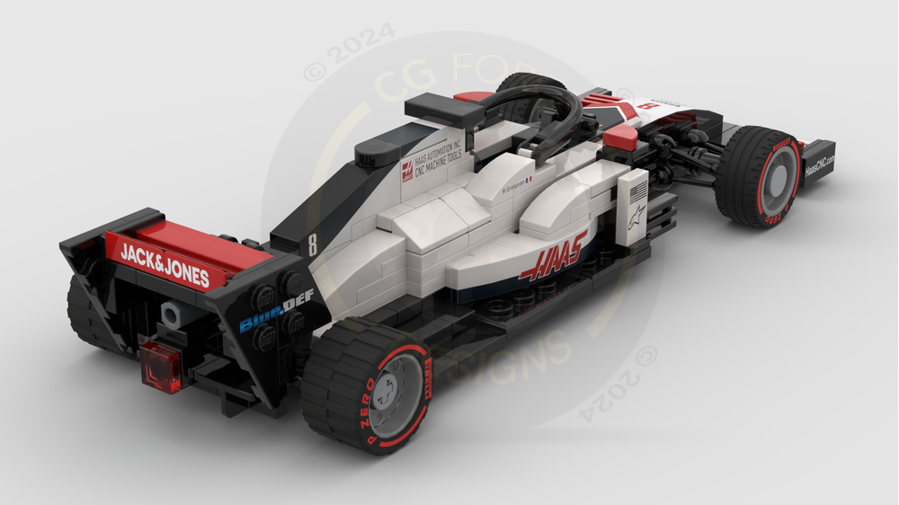 LEGO MOC F1 Haas VF-20 by CGForceDesigns | Rebrickable - Build with LEGO