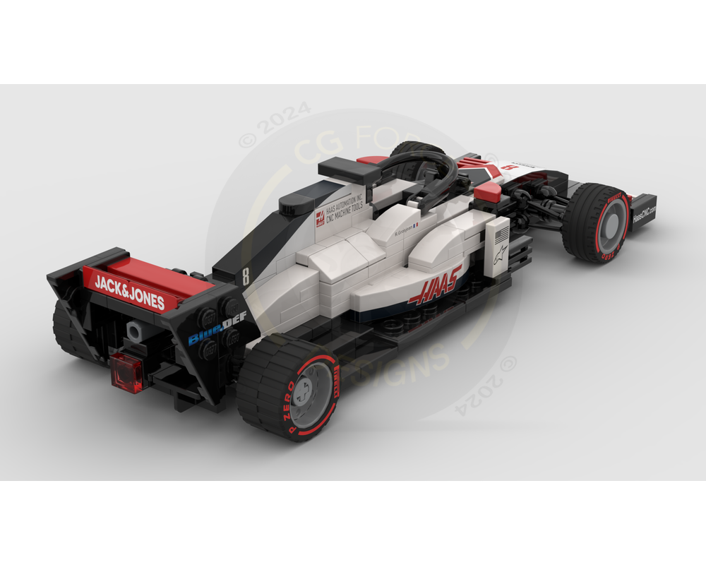 LEGO MOC F1 Haas VF-20 by CGForceDesigns | Rebrickable - Build with LEGO