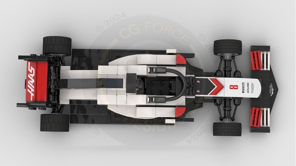 LEGO MOC F1 Haas VF-20 by CGForceDesigns | Rebrickable - Build with LEGO