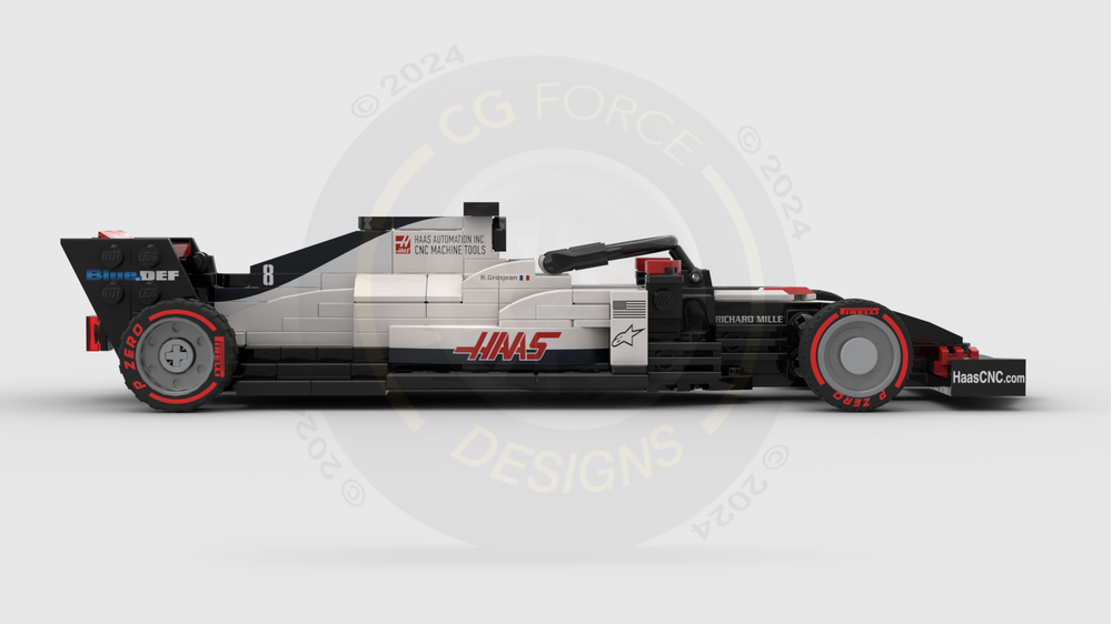 LEGO MOC F1 Haas VF-20 by CGForceDesigns | Rebrickable - Build with LEGO