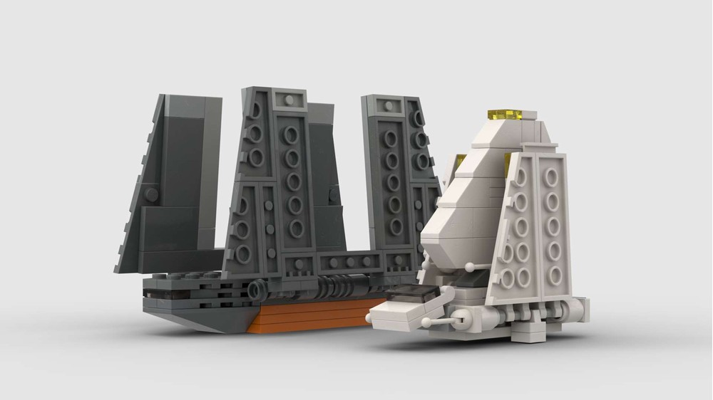 LEGO MOC Micro Build - Zeta Class Cargo Shuttle by ZeroFoxGiven ...