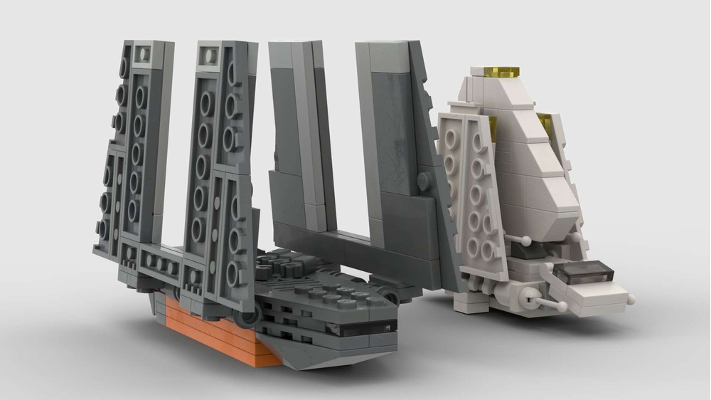 LEGO MOC Micro Build - Zeta Class Cargo Shuttle by ZeroFoxGiven ...