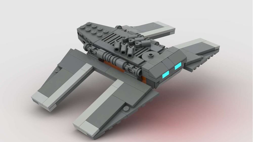LEGO MOC Micro Build - Zeta Class Cargo Shuttle by ZeroFoxGiven ...