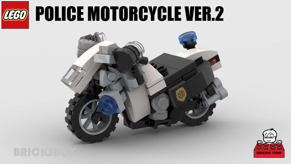 LEGO MOC MOC #71-2 Police Motorcycle #3 by bricksboy | Rebrickable ...