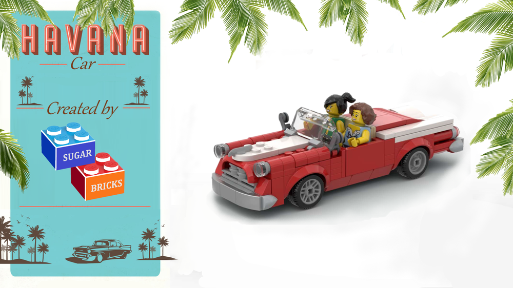 LEGO MOC Havana Car by SugarBricks | Rebrickable - Build with LEGO