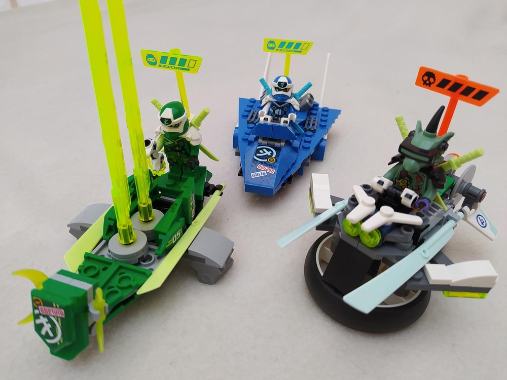 LEGO MOC 71709 Jay and Lloyd's Velocity Boats by thekitchenscientist ...