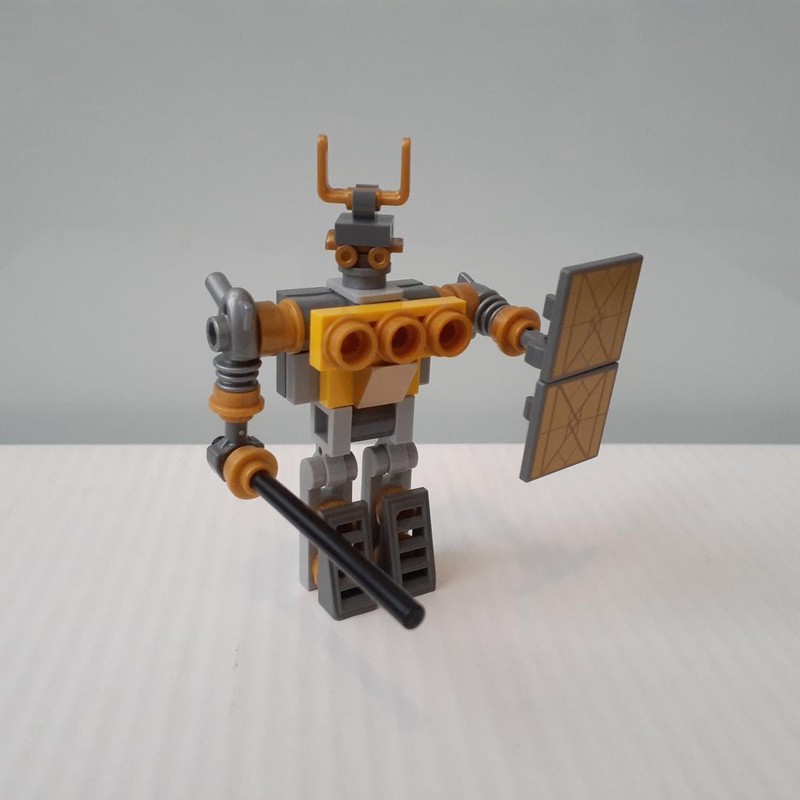 LEGO MOC Golden Knight by PRbrickbuilder | Rebrickable - Build with LEGO
