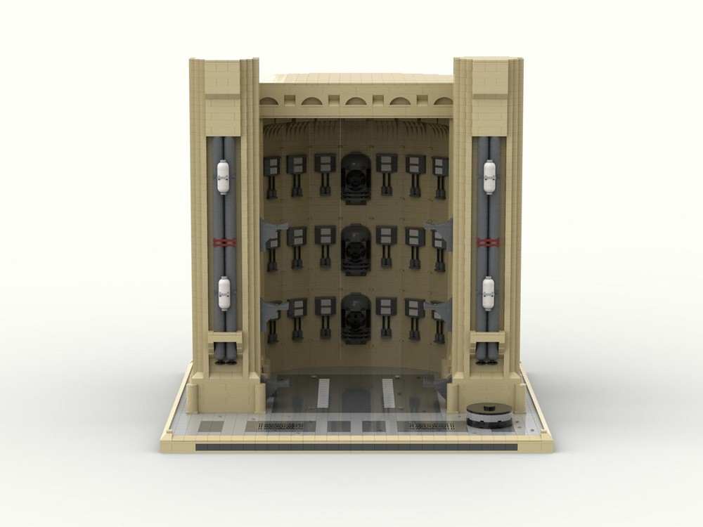 Lego Moc Starfighter Hangar By Lewrone Rebrickable Build With Lego