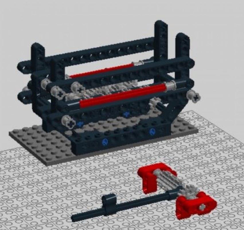 Lego Moc 3 Speed Sequential Transmission With Reverse By Jfb9301 Rebrickable Build With Lego