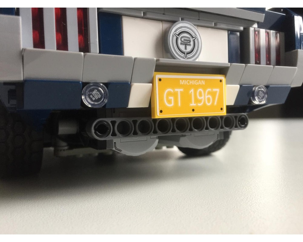 LEGO MOC Motorized Ford Mustang preserving interior and exterior ...