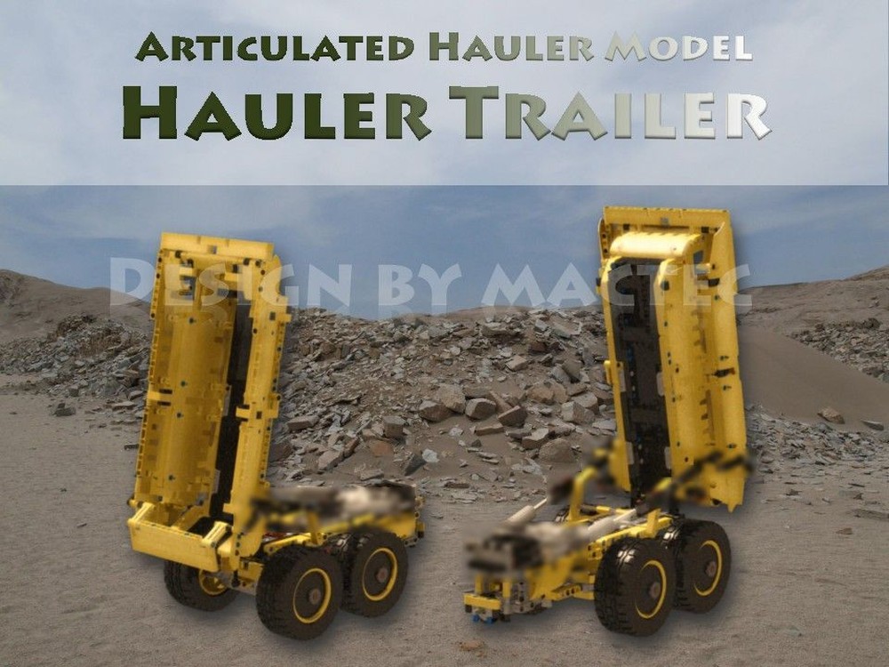 Lego Moc Hauler Trailer By Mactec Rebrickable Build With Lego